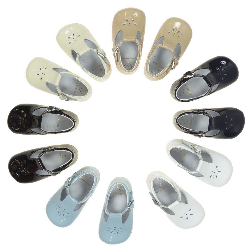 Panache Baby Shoes Bow Front Mary Jane - Metallic Gold. Children's ...