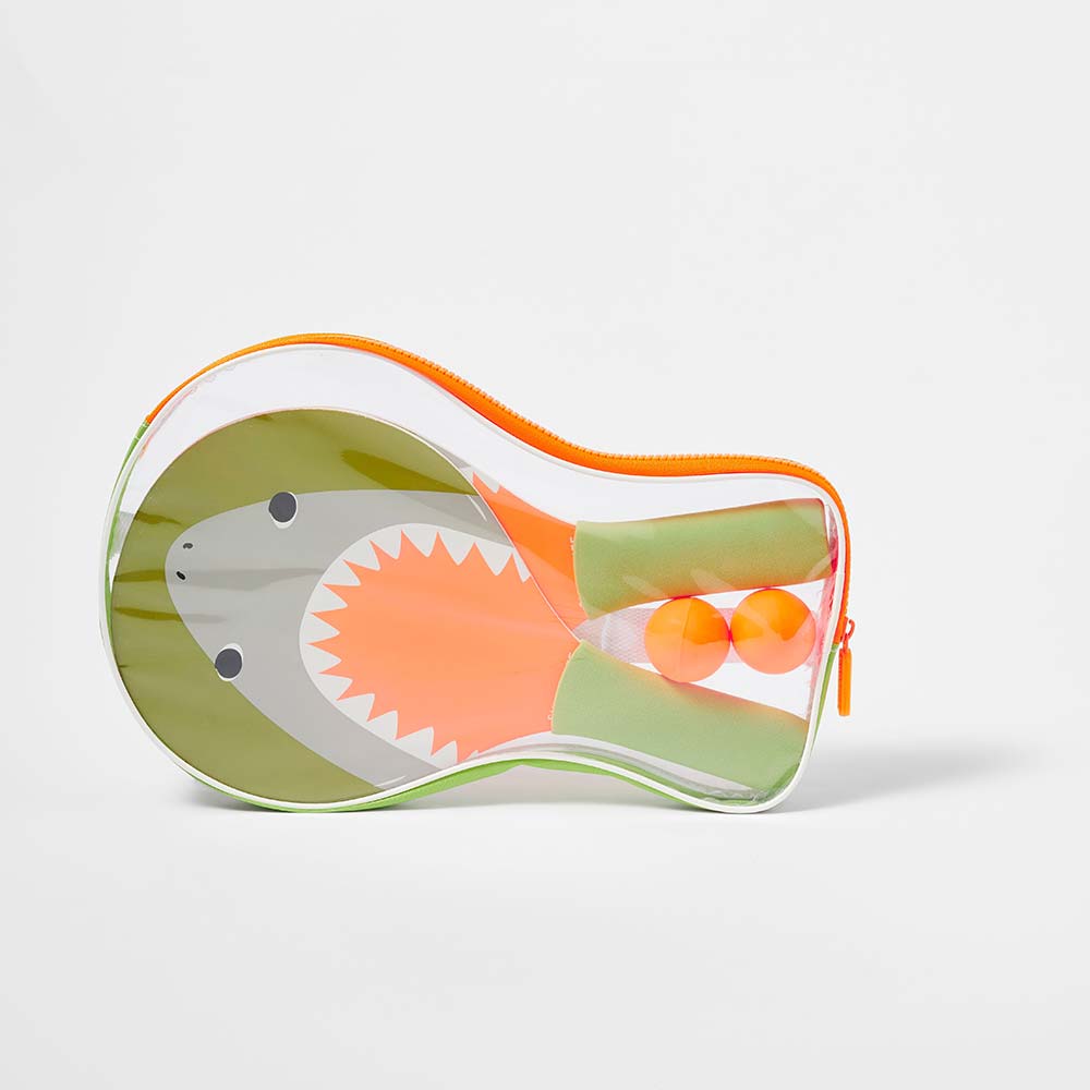 Sunnylife Mini Beach Bats Shark Attack Set.