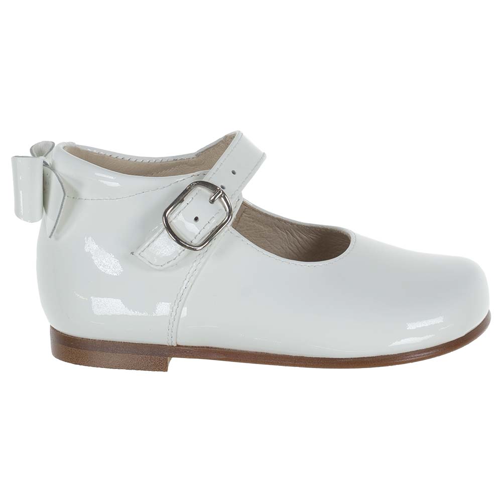 Panache Baby Girls High Back Bow Shoe - White Patent . Children's ...