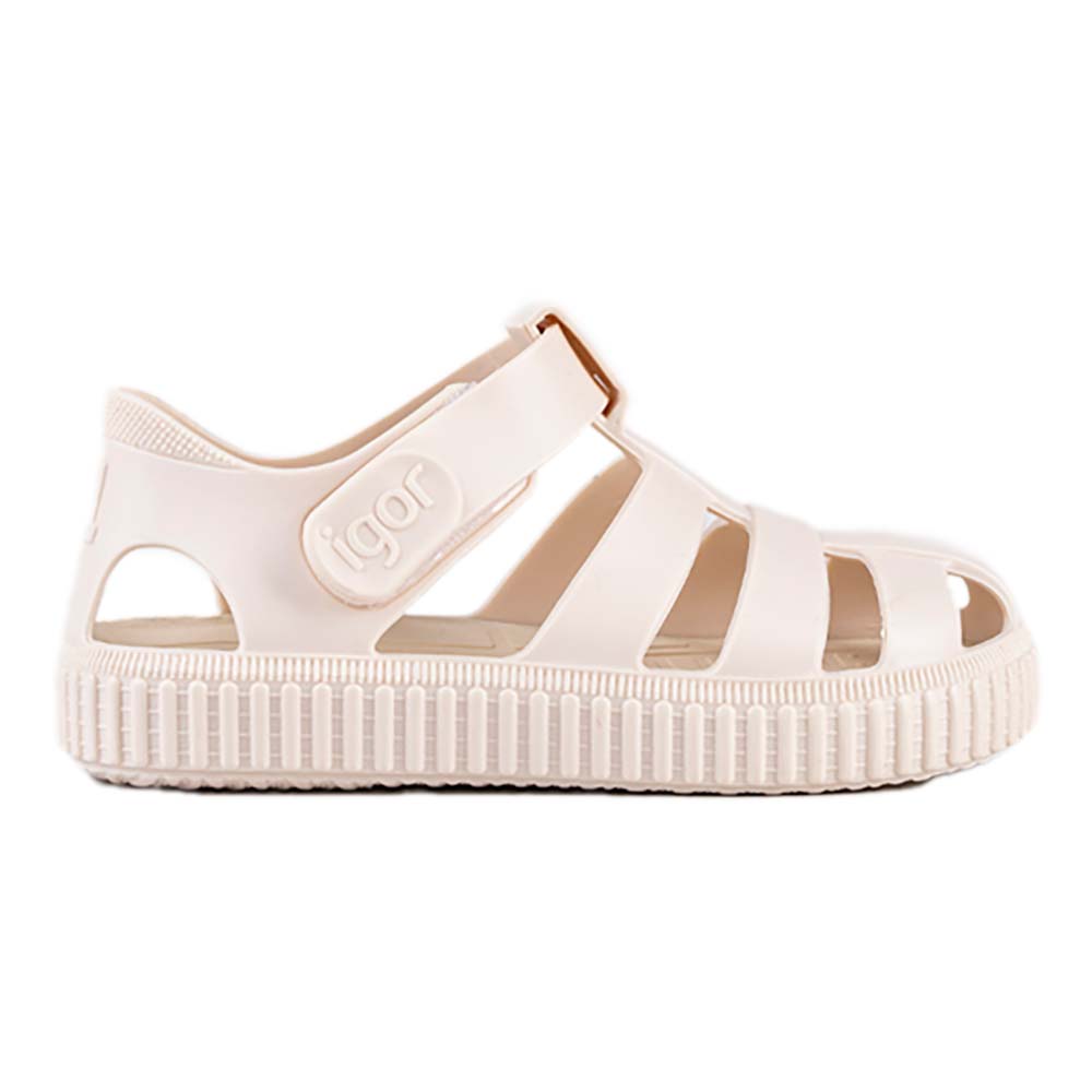 Igor Nico MC Self Coloured Jelly Sandal - Marfil Cream . Children's ...