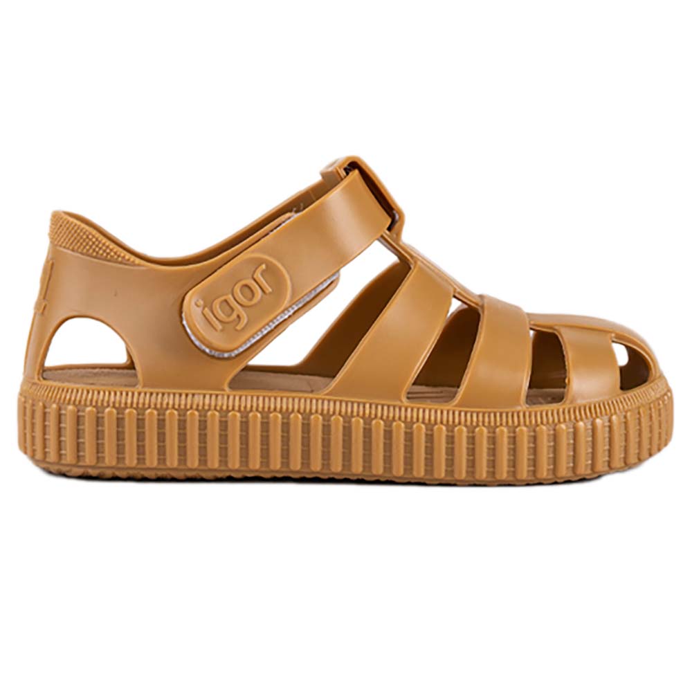 Igor Nico MC Self Coloured Jelly Sandal - Mustard. Children's Designer ...