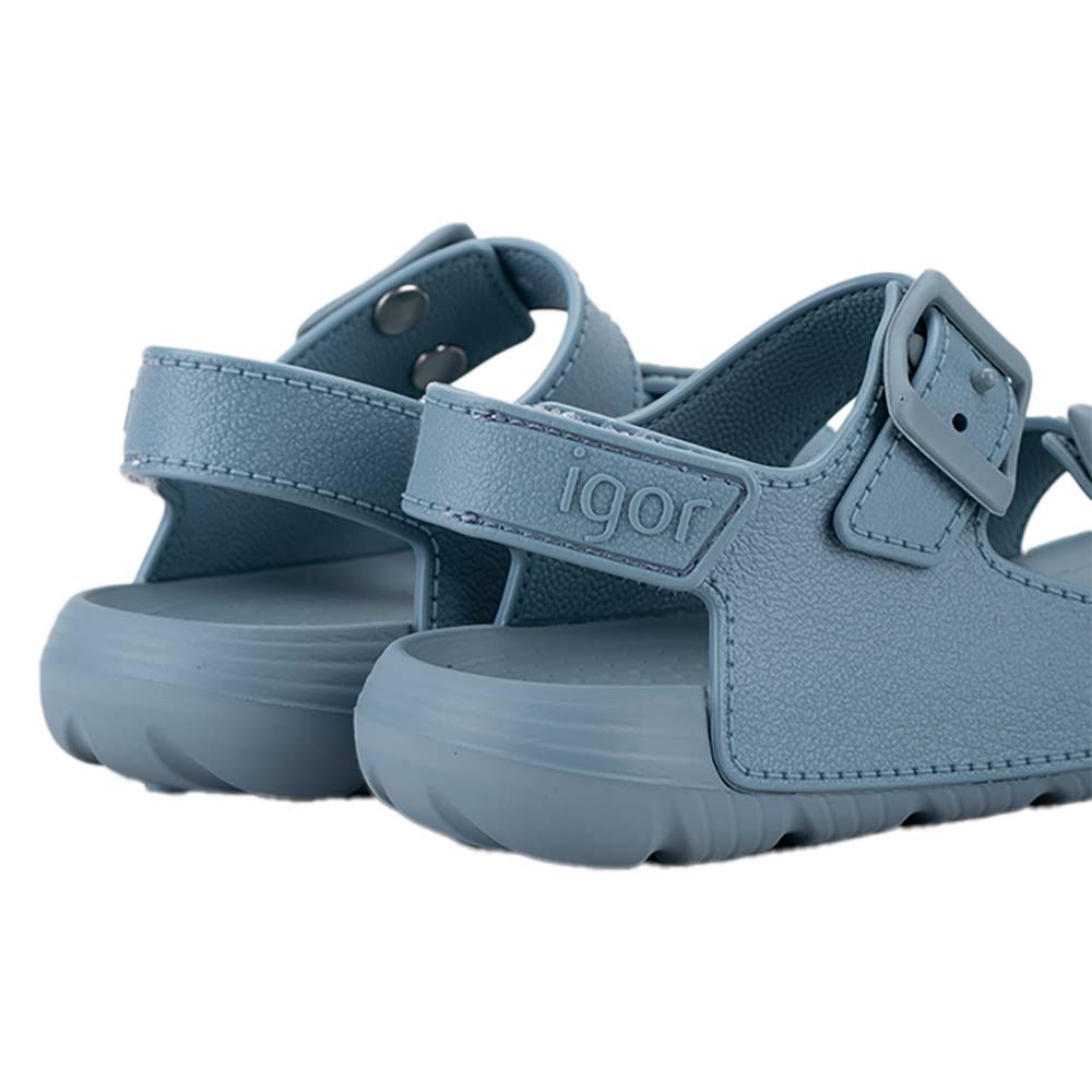 Igor Maui MC Self Coloured Triple Strap Sandal - Ocean Blue. Children's ...