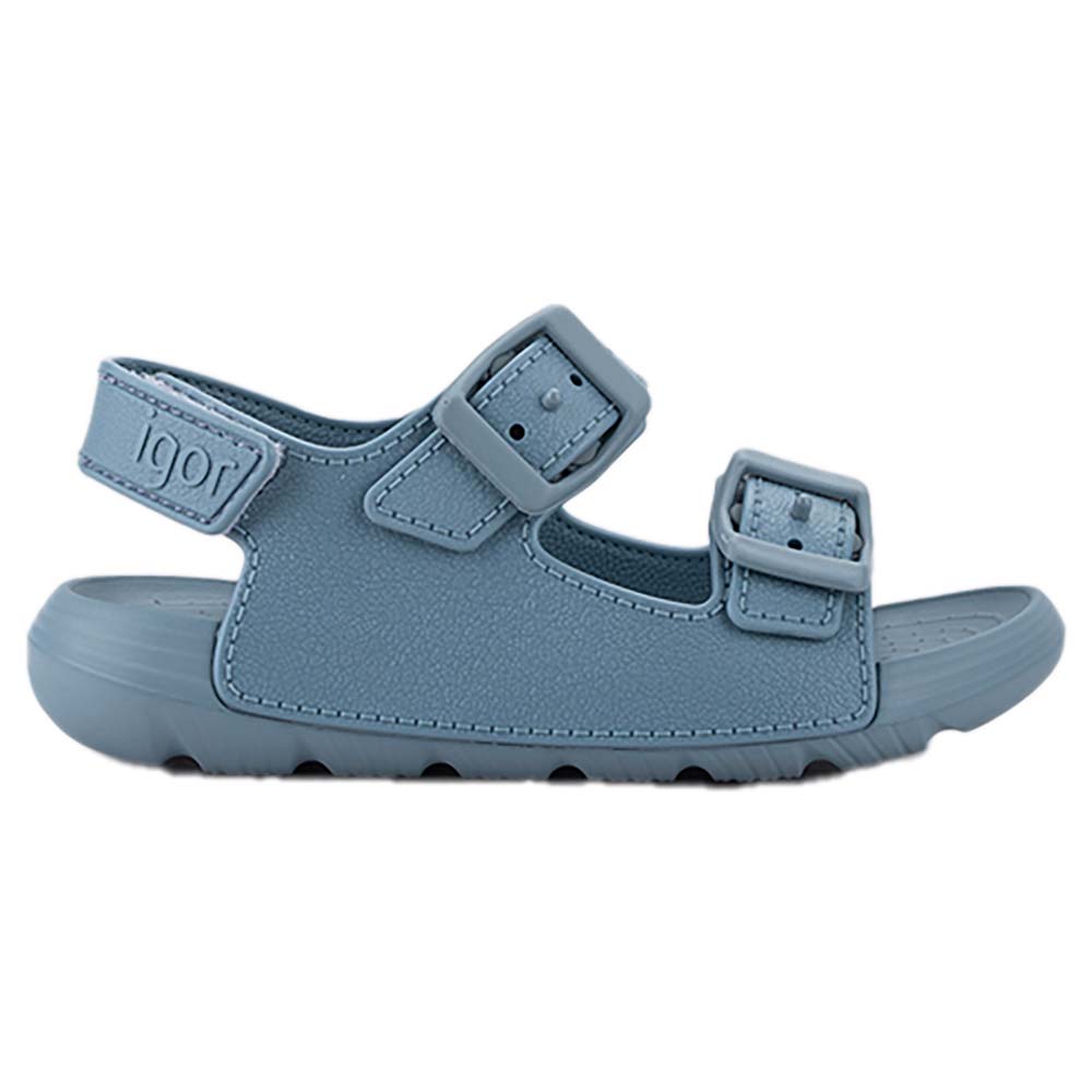 Igor Maui MC Self Coloured Triple Strap Sandal - Ocean Blue. Children's ...