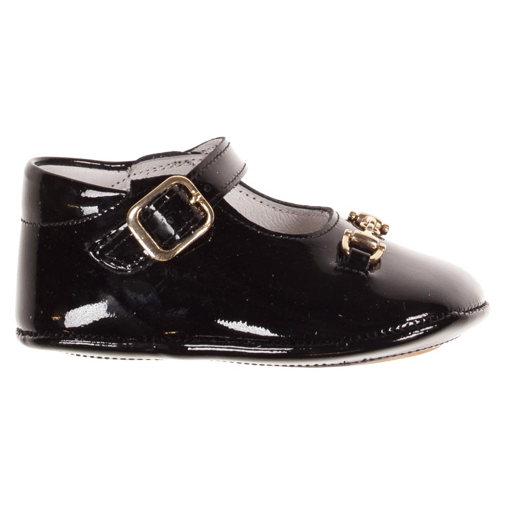 Panache Baby Shoes Snaffle Front Mary Jane - Black Patent. Children's ...