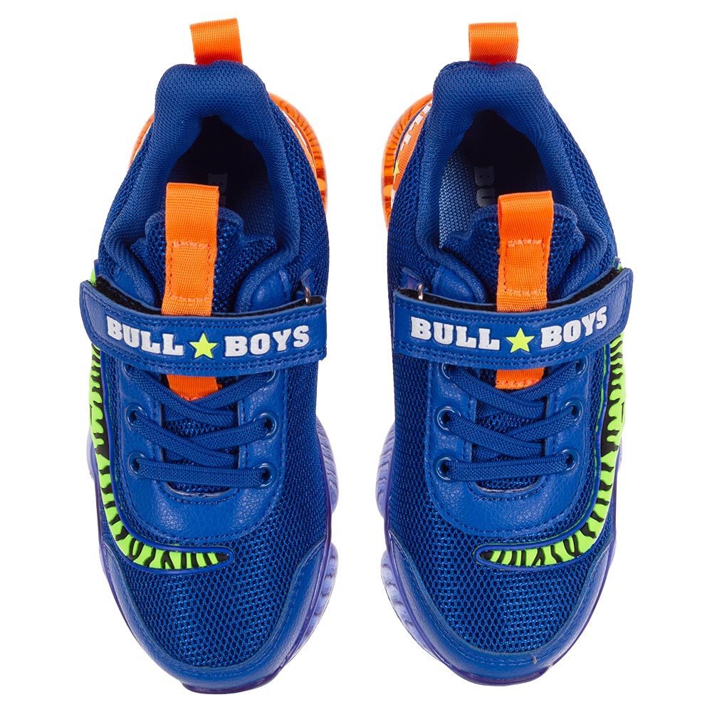 Bull Boys T Rex Dinosaur Lights Trainer - Bright Blue. Children's ...