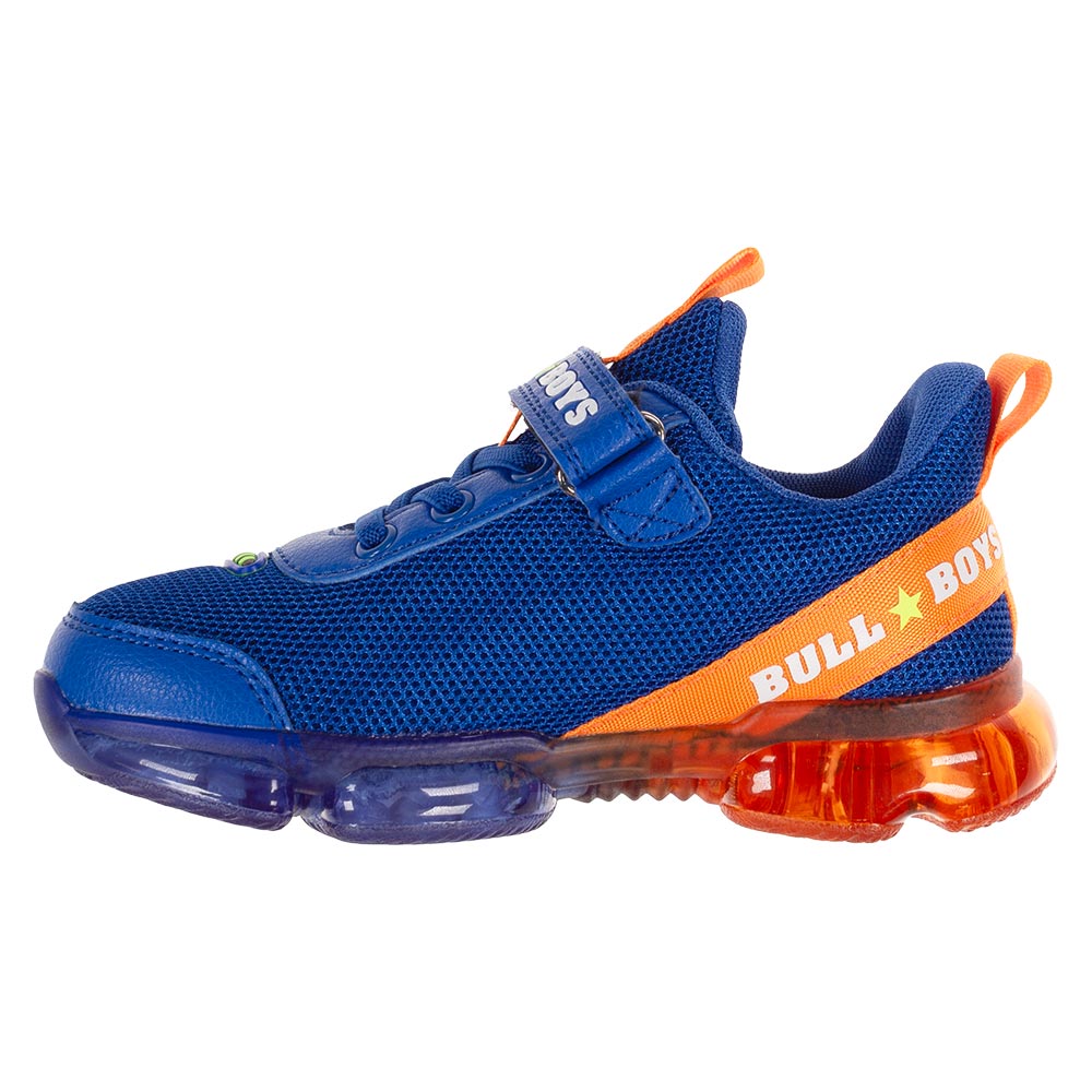 Bull Boys T Rex Dinosaur Lights Trainer - Bright Blue.