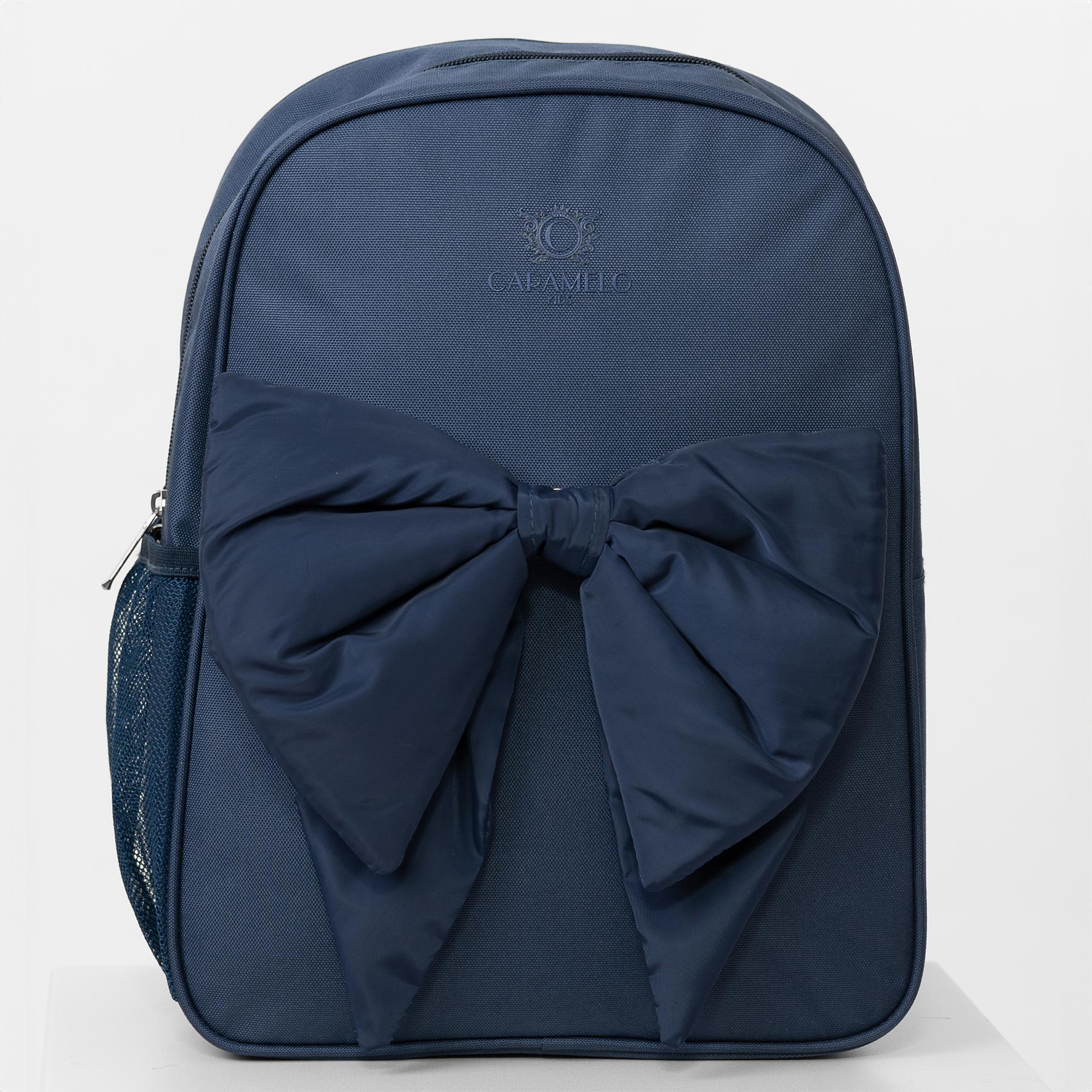 Caramelo Kids Backpack With Padded Bow Navy