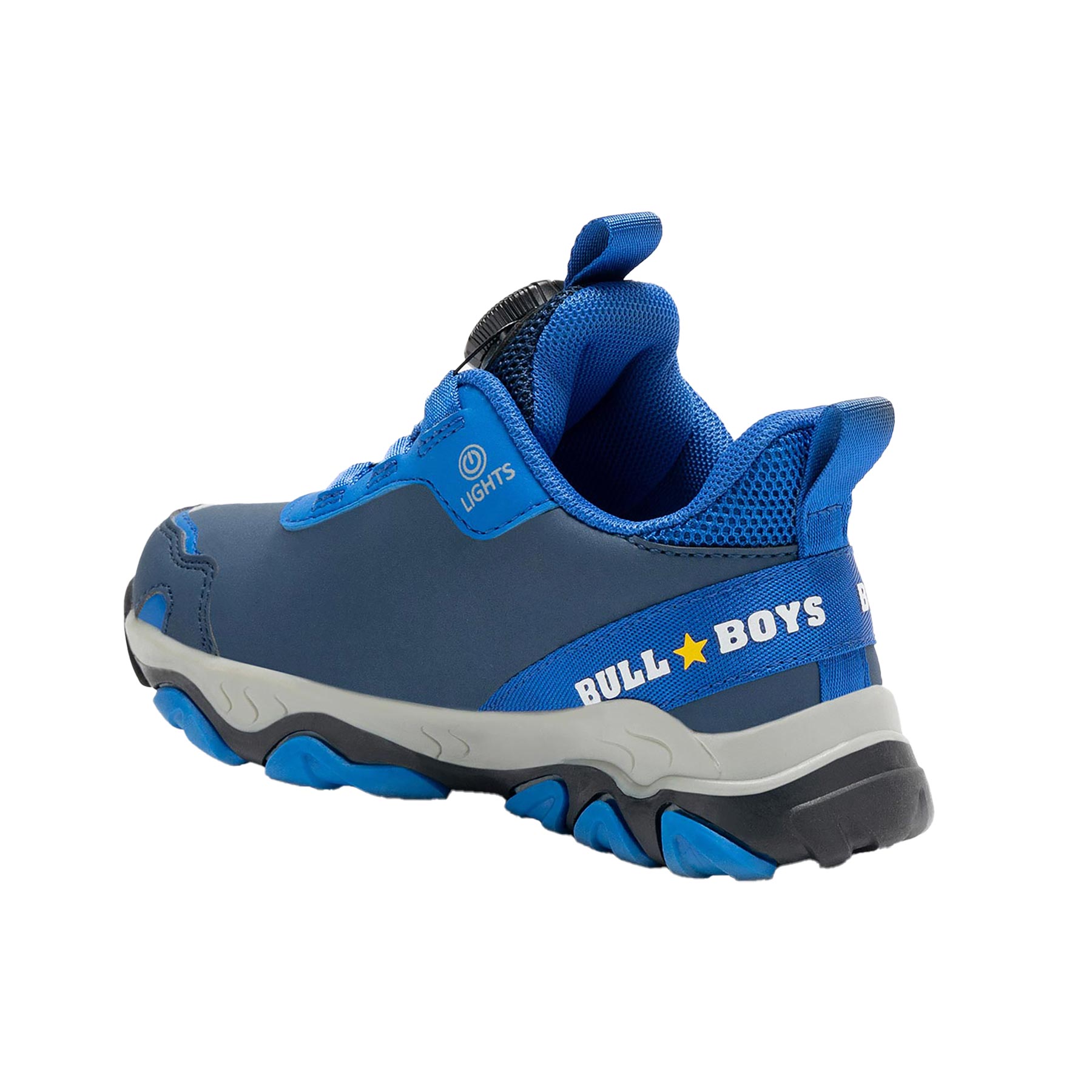 Bull Boys Dinosaur T Rex Lights Smart System Trainer - Blue Navy.