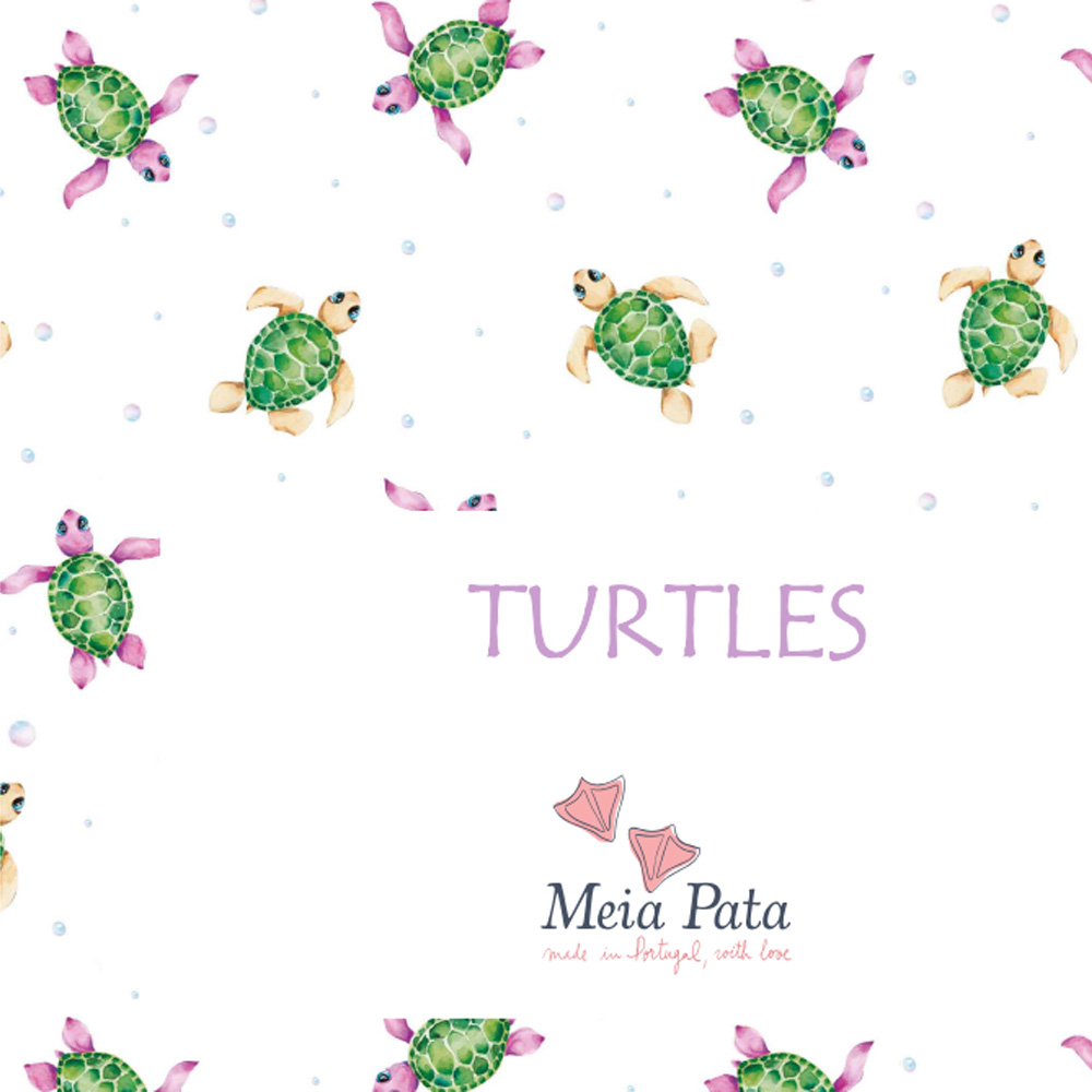 Meia Pata Girls Turtles Atrani Open Back Swimsuit - White Lilac.
