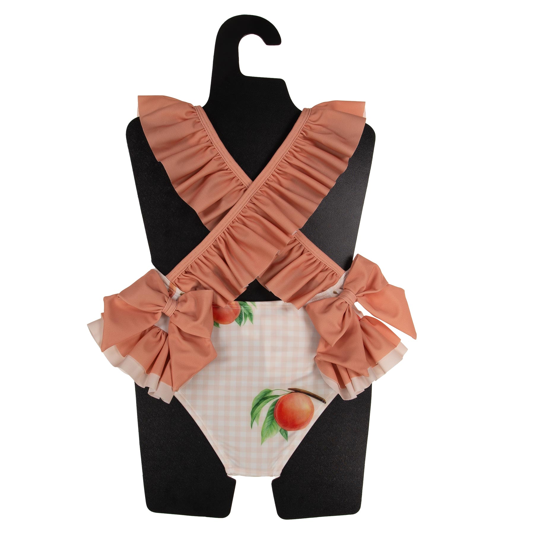 Meia Pata Girls Peaches Salerno Swimsuit - White Peach