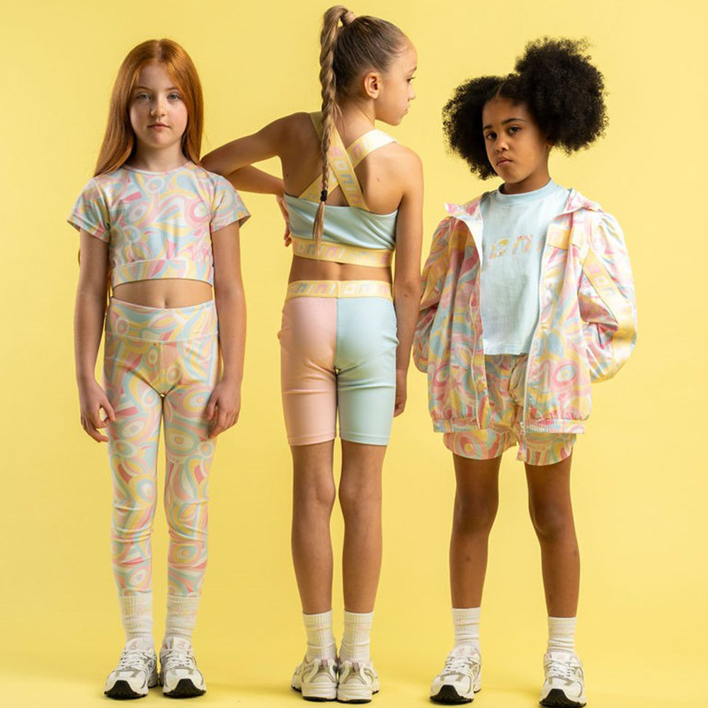 Bonini by A* Dee Inspire Logo Leggings - Sky Blue.