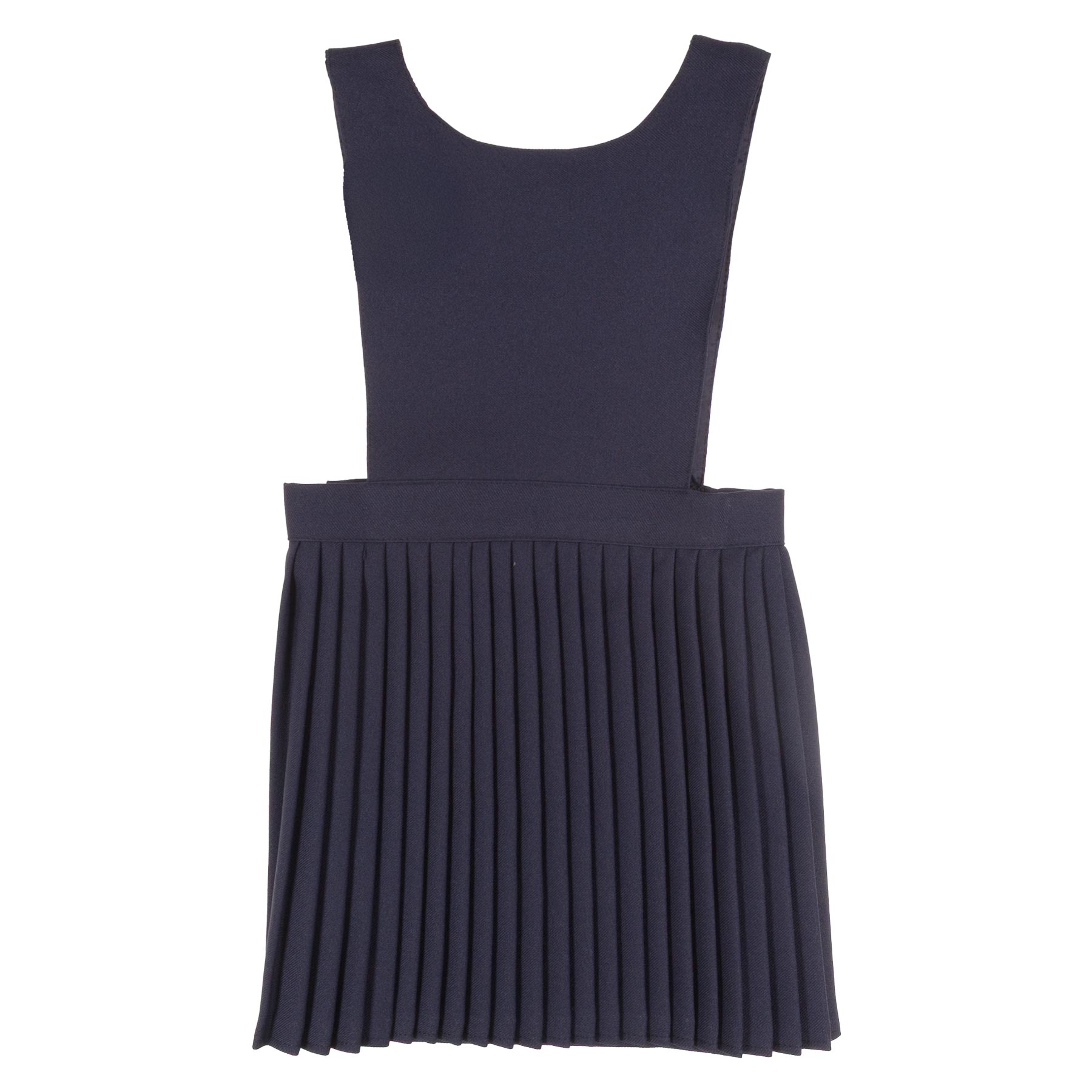 Schoolwear Girls Bib Pinafore - Navy Blue.
