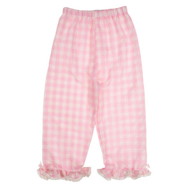 Beau KiD Girls Check Pyjamas Set X 2 - Pink White.