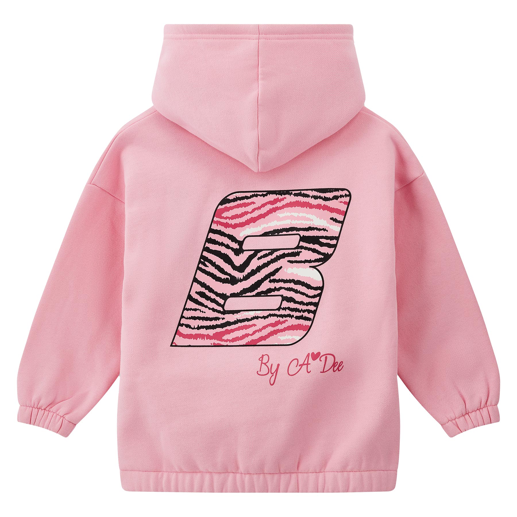 Bonini by A* Dee Sparkle Oversized Hoodie - Peony Pink.