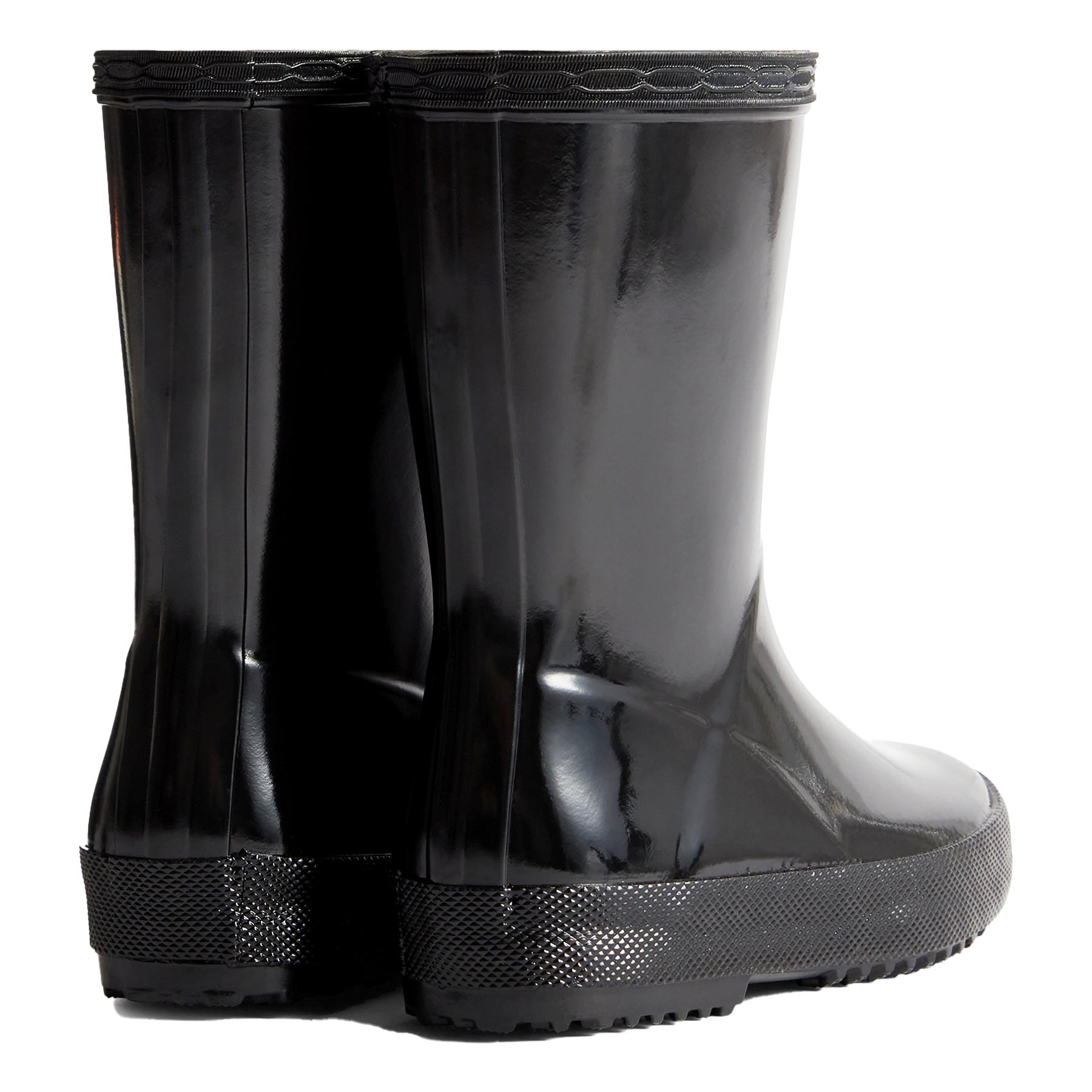 Hunter Little Kids First Classic Gloss Rainboots - Black.